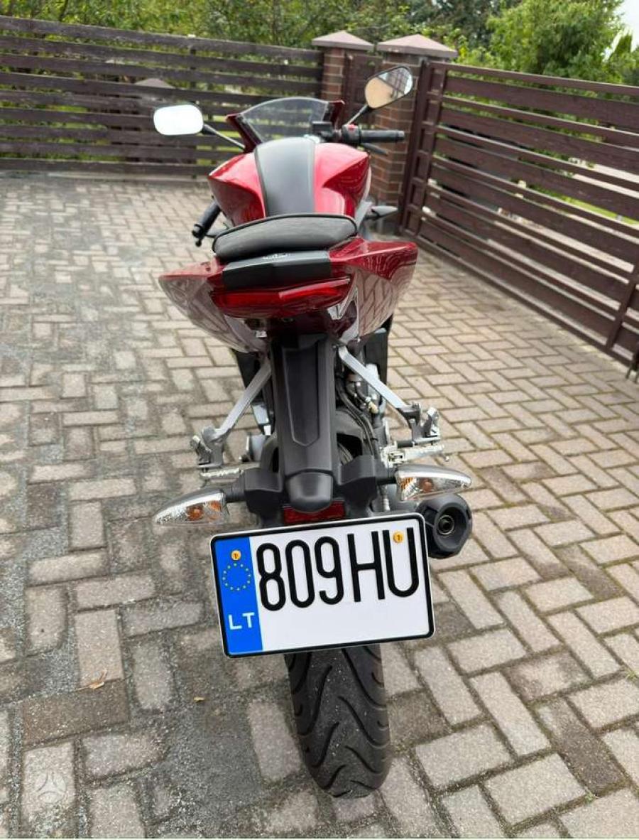 Red Yamaha YZF 2019 in Vilnius, with an engine capacity of 0.12 L and mileage of 7 thousand km for 3000 €, photo 11 on AUTOMOTO.COM.LV