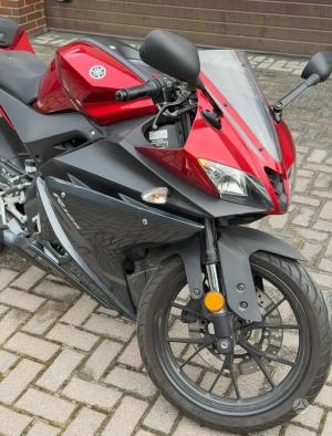Red Yamaha YZF 2019 in Vilnius, with an engine capacity of 0.12 L and mileage of 7 thousand km for 3000 €, photo 15 on AUTOMOTO.COM.LV