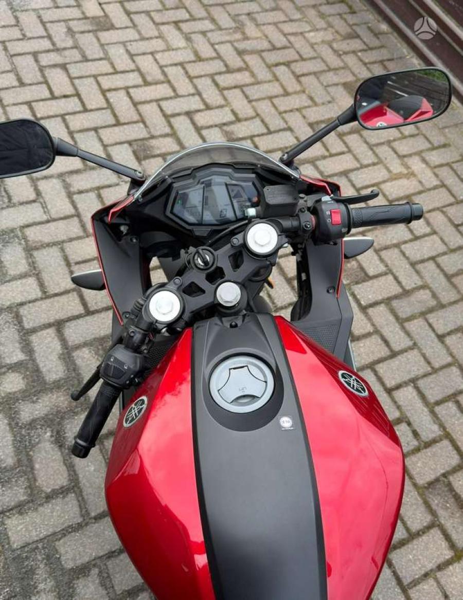 Red Yamaha YZF 2019 in Vilnius, with an engine capacity of 0.12 L and mileage of 7 thousand km for 3000 €, photo 16 on AUTOMOTO.COM.LV