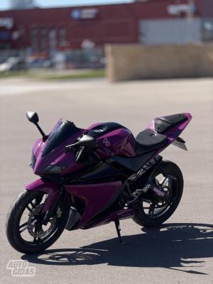 Violet Yamaha YZF 2008 in Vilnius, with an engine capacity of 0.13 L and mileage of 35 thousand km for 1750 €, photo 3 on AUTOMOTO.COM.LV