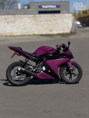 Violet Yamaha YZF 2008 in Vilnius, with an engine capacity of 0.13 L and mileage of 35 thousand km for 1750 €, photo 8 on AUTOMOTO.COM.LV
