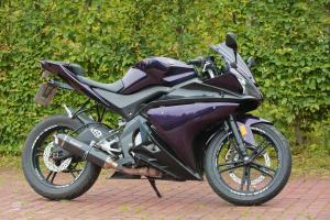 Violet Yamaha YZF 2010 in Vilnius, with an engine capacity of 0.13 L and mileage of 41 thousand km for 1700 €, photo 3 on AUTOMOTO.COM.LV