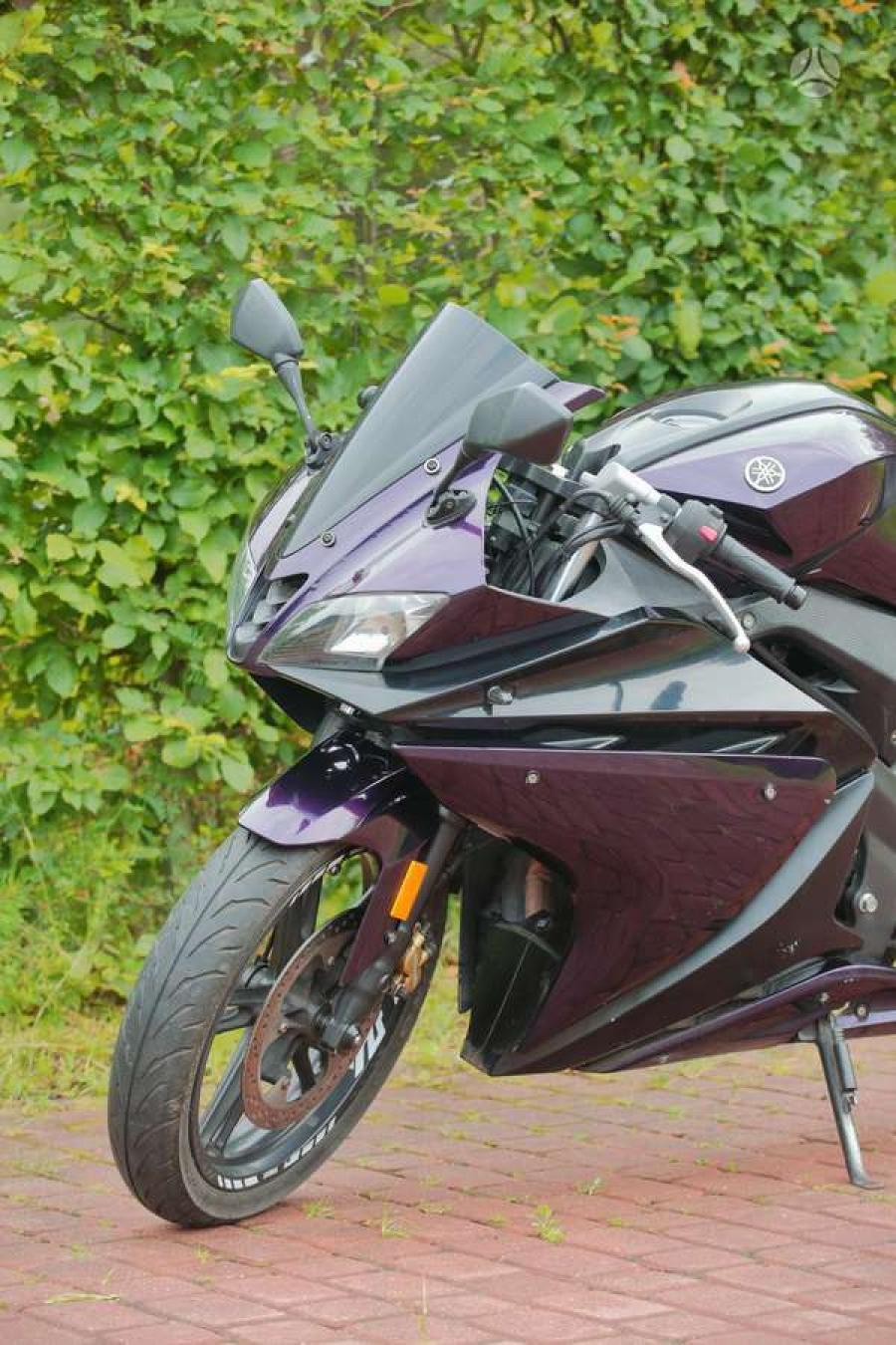 Violet Yamaha YZF 2010 in Vilnius, with an engine capacity of 0.13 L and mileage of 41 thousand km for 1700 €, photo 7 on AUTOMOTO.COM.LV