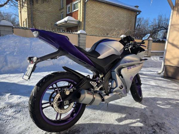 Violets Yamaha YZF 2011 Kauņa, ar dzinēja tilpumu 0.13 L un nobraukumu 35 tūkst. km par 1800 €, foto 5 vietnē AUTOMOTO.COM.LV