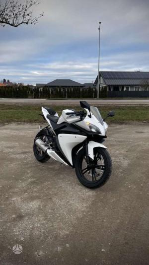 White Yamaha YZF 2008 in Silute, with an engine capacity of 0.13 L and mileage of 29 thousand km for 2080 €, photo  on AUTOMOTO.COM.LV