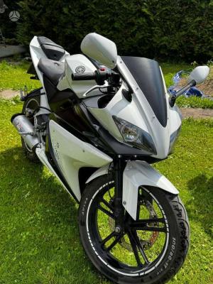 White Yamaha YZF 2008 in Vilnius, with an engine capacity of 0.12 L and mileage of 46 thousand km for 2000 €, photo  on AUTOMOTO.COM.LV