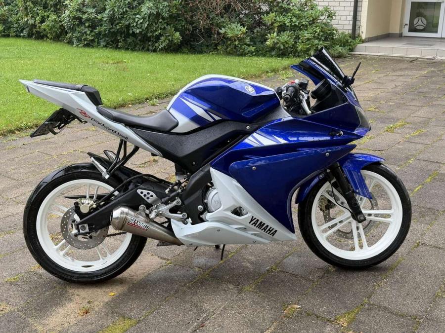 Balts Yamaha YZF 2009 Mažeikiai, ar dzinēja tilpumu 0.13 L un nobraukumu 30 tūkst. km par 1750 €, foto 3 vietnē AUTOMOTO.COM.LV