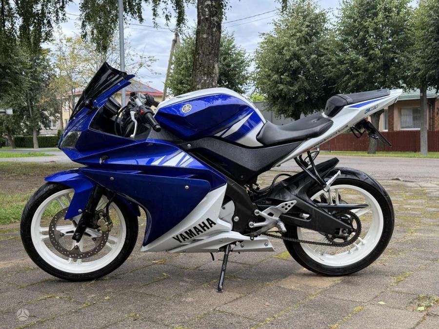 Balts Yamaha YZF 2009 Mažeikiai, ar dzinēja tilpumu 0.13 L un nobraukumu 30 tūkst. km par 1750 €, foto 5 vietnē AUTOMOTO.COM.LV