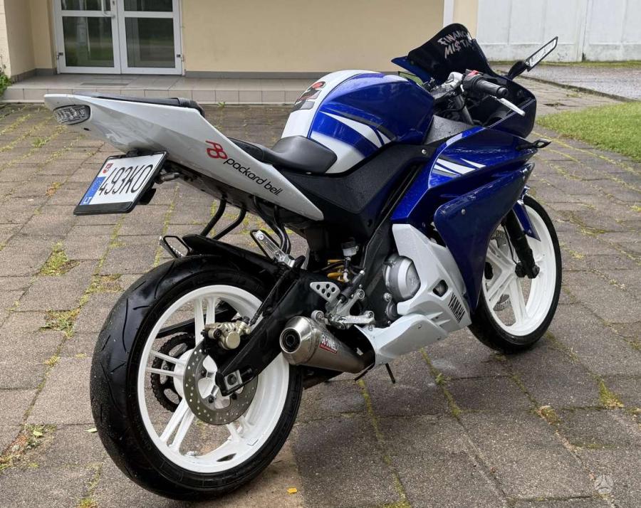 Balts Yamaha YZF 2009 Mažeikiai, ar dzinēja tilpumu 0.13 L un nobraukumu 30 tūkst. km par 1750 €, foto 7 vietnē AUTOMOTO.COM.LV