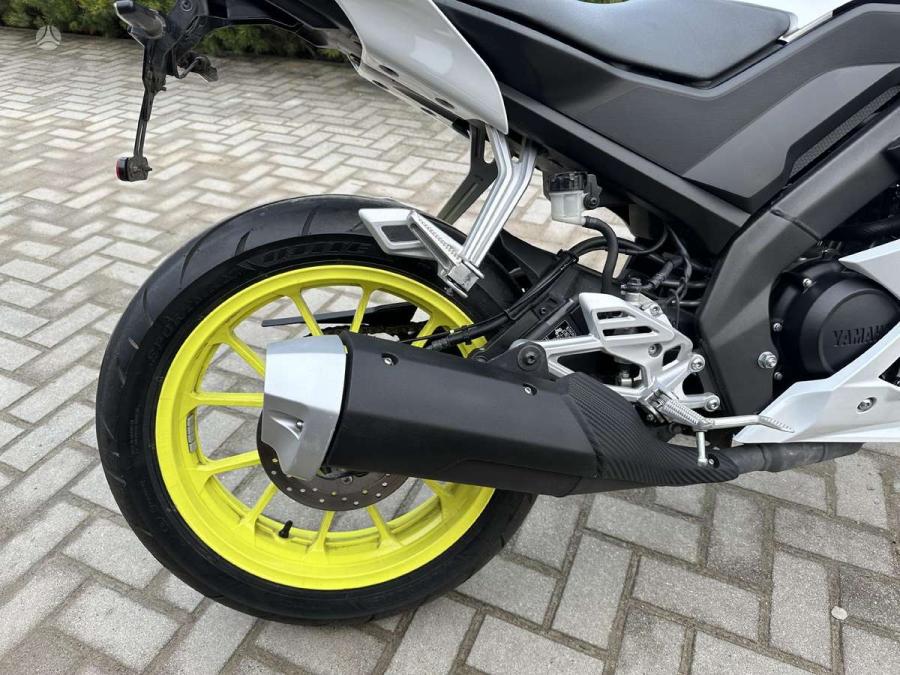 Balts Yamaha YZF 2019 Šauļi, ar dzinēja tilpumu 0.13 L un nobraukumu 13 tūkst. km par 3550 €, foto 7 vietnē AUTOMOTO.COM.LV