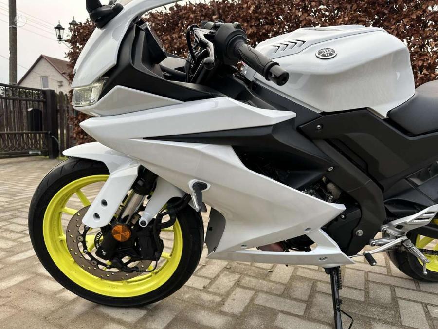 Balts Yamaha YZF 2019 Šauļi, ar dzinēja tilpumu 0.13 L un nobraukumu 13 tūkst. km par 3550 €, foto 15 vietnē AUTOMOTO.COM.LV