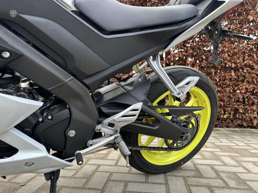 Balts Yamaha YZF 2019 Šauļi, ar dzinēja tilpumu 0.13 L un nobraukumu 13 tūkst. km par 3550 €, foto 17 vietnē AUTOMOTO.COM.LV