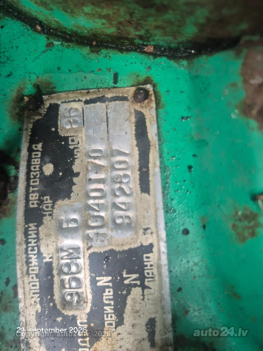 Green ZAZ 968M 1986 in Parnu, with an engine capacity of 0.00 L and mileage of 0 thousand km for 500 €, photo 9 on AUTOMOTO.COM.LV